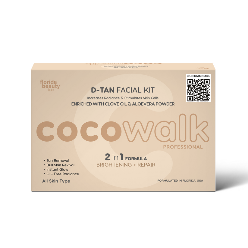 Cocowalk Professional D-Tan Facial | 2-in-1 Formulation | Brightening – Shop Salon Products