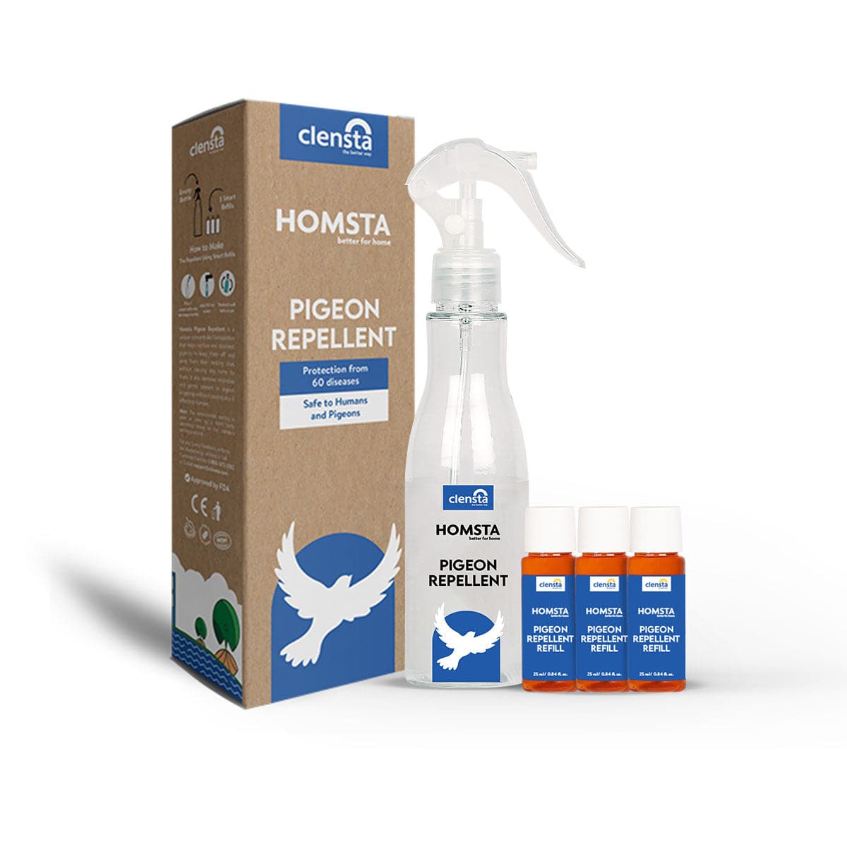 Pigeon Repellent Spray | Pigeon Prevention | Bird Repellent – Shop ...